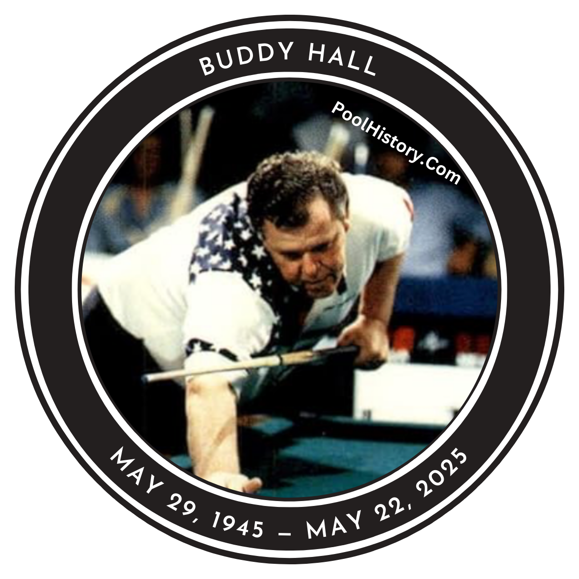 1945: Birthdate of Buddy Hall - Pool History